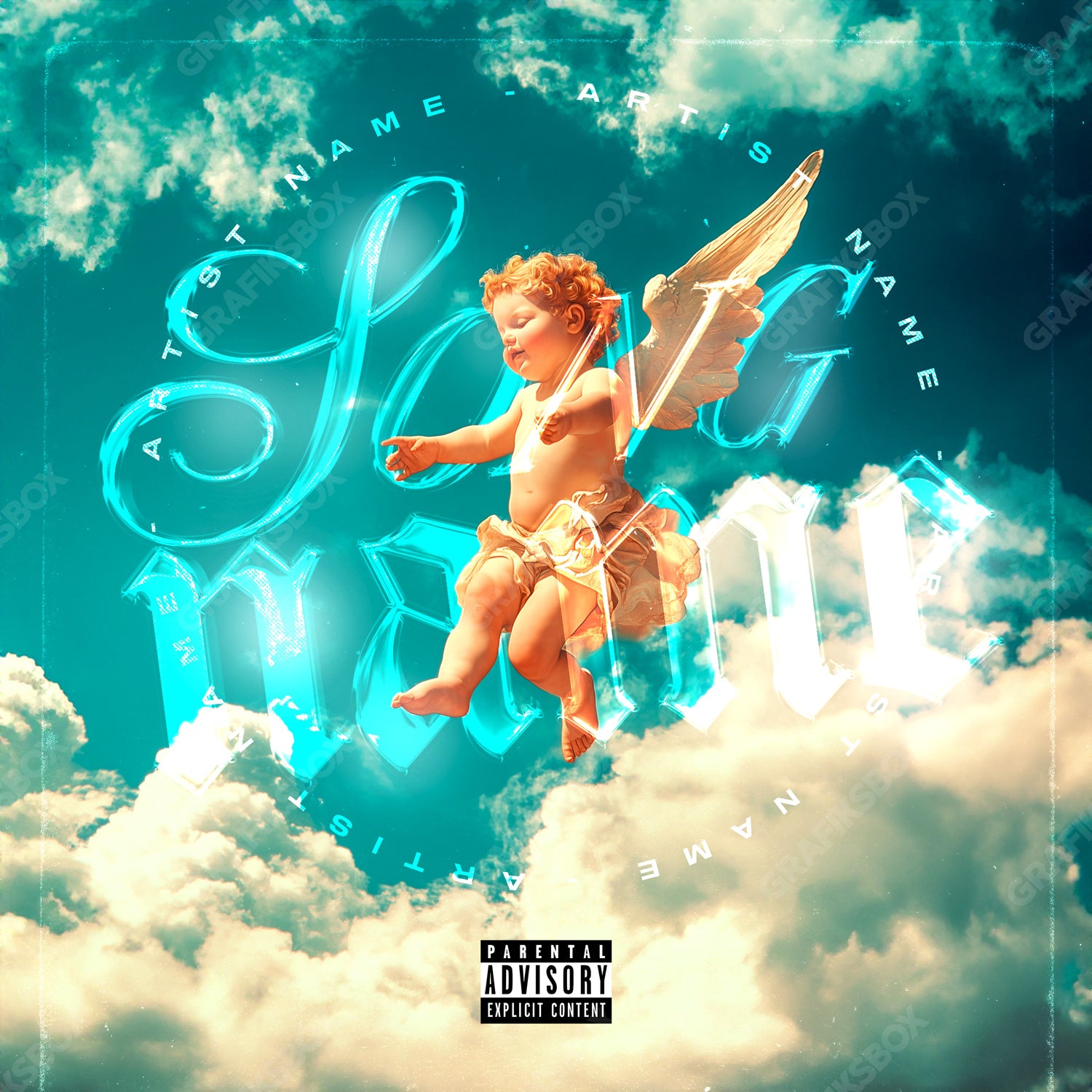 Baby Blue Cover Art - Grafiksbox Premade Covers
