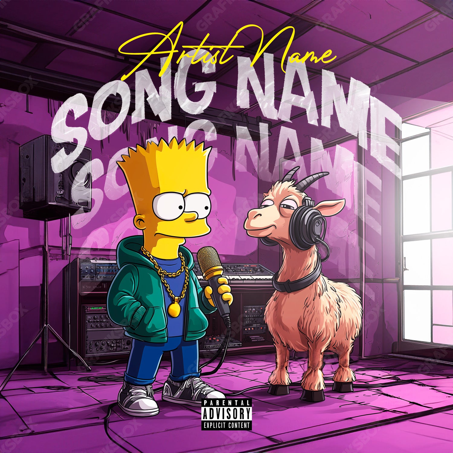 Best Feat Cover Art - Grafiksbox Premade Covers