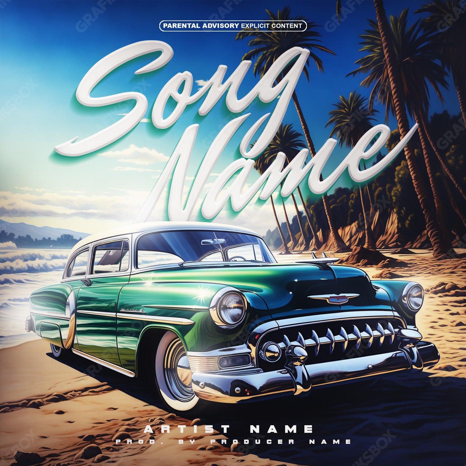 Cadillac Cover Art - Grafiksbox Premade Covers
