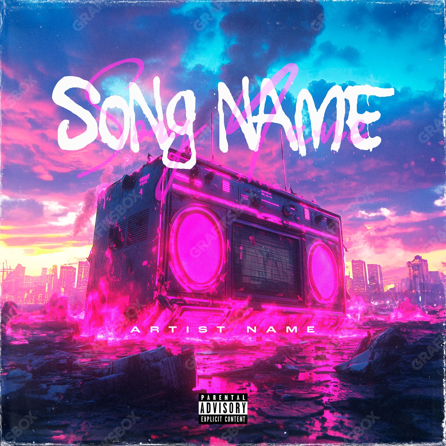 Cali Sound Cover Art - Grafiksbox Premade Covers