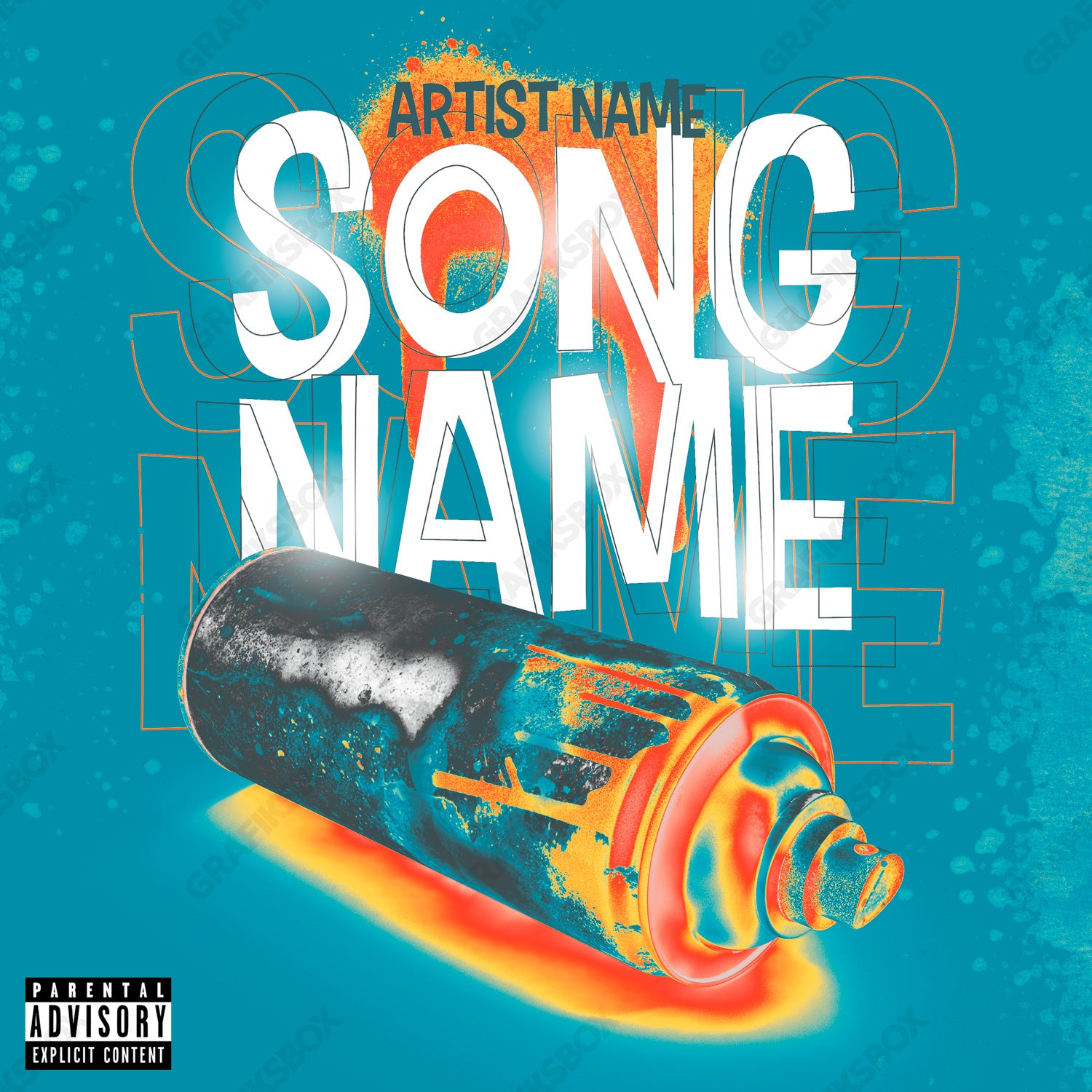 Can Can Cover Art - Grafiksbox Premade Covers