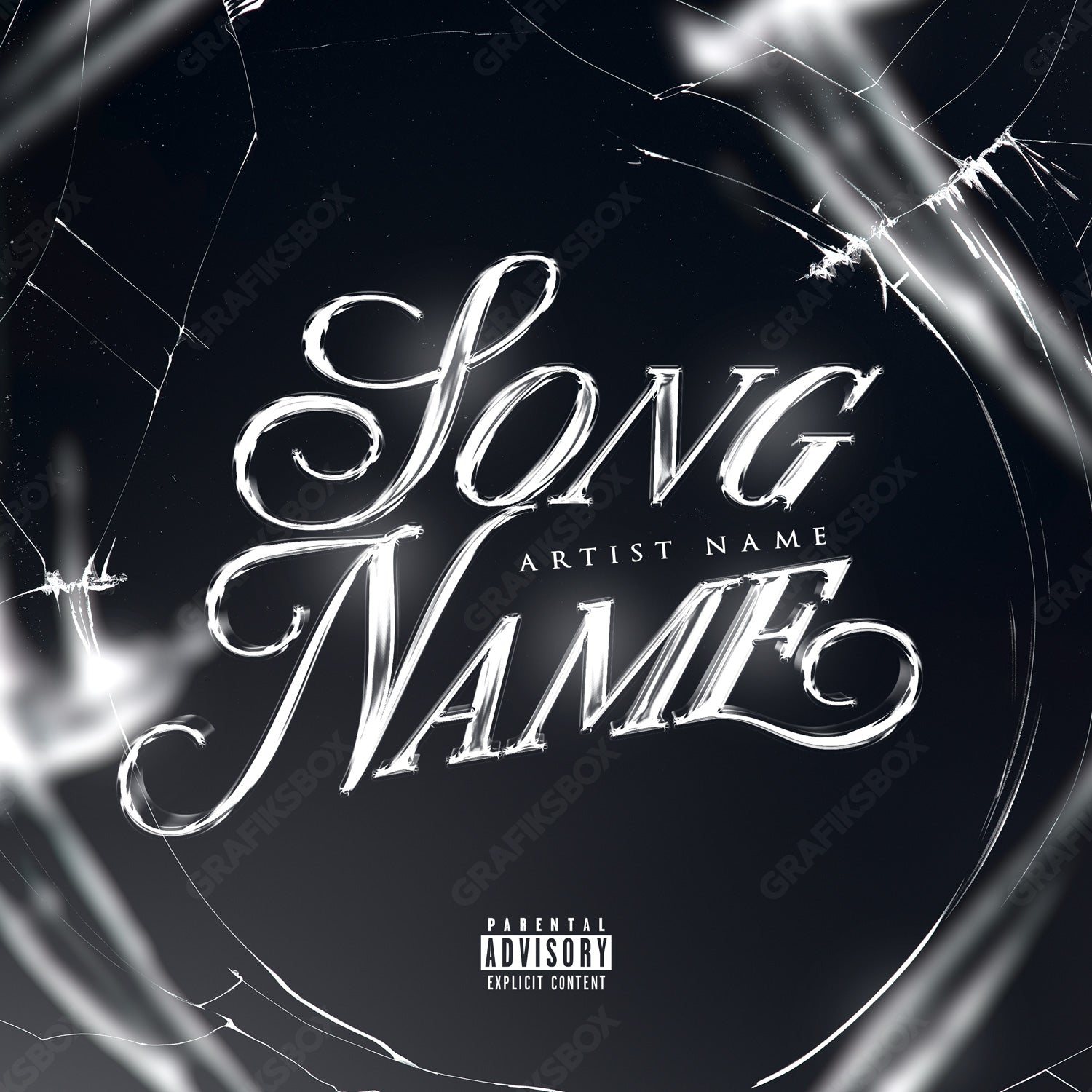 Chipped Cover Art - Grafiksbox Premade Covers