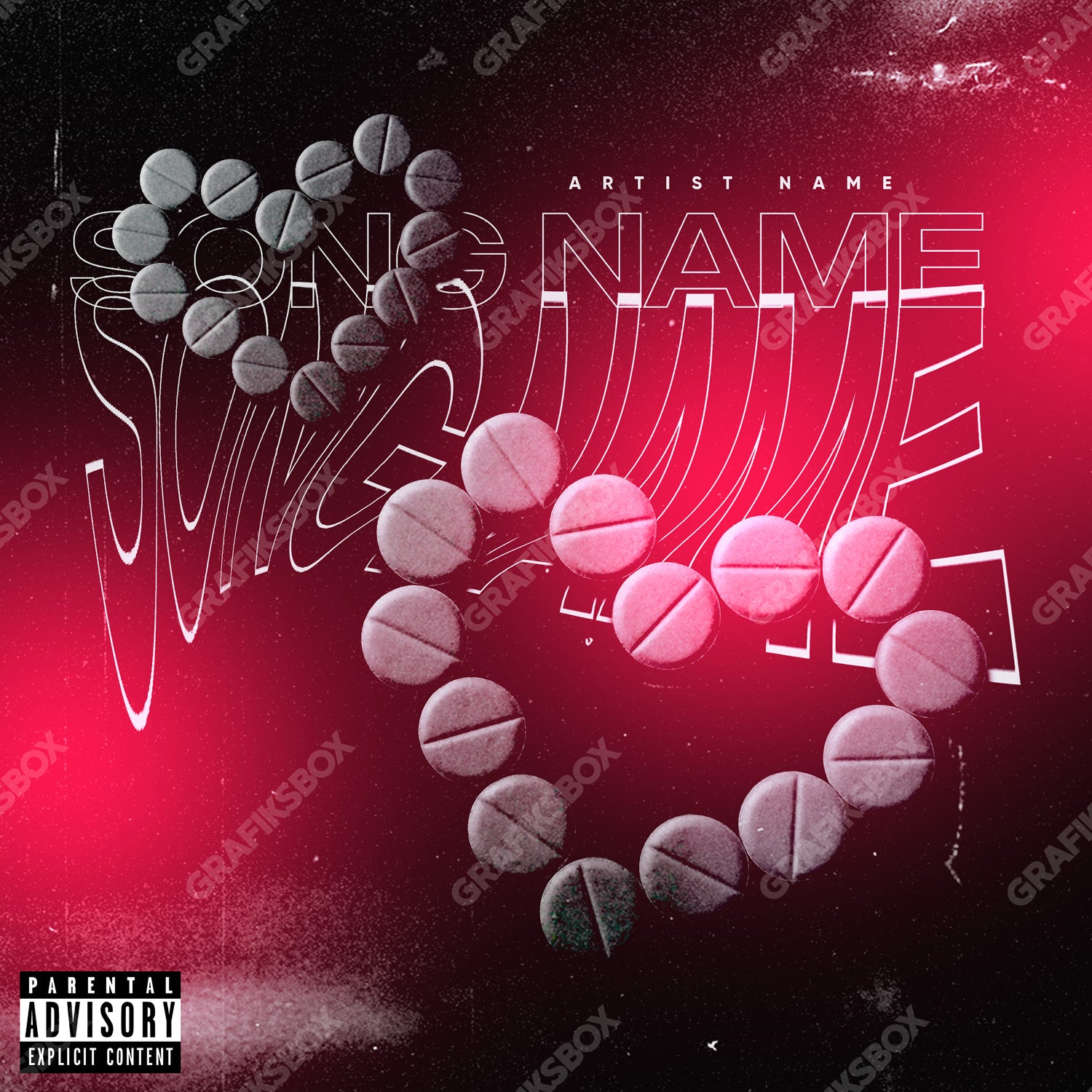 Couple Pill Cover Art - Grafiksbox Premade Covers