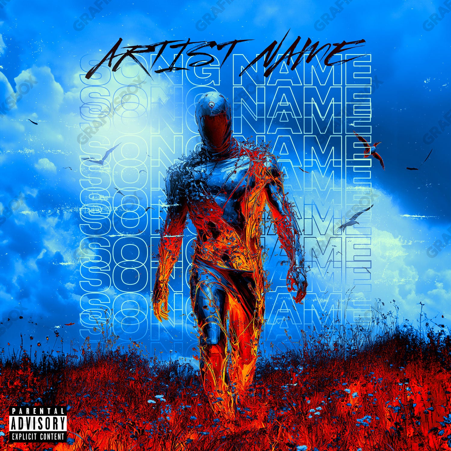 Cyber Nature Cover Art - Grafiksbox Premade Covers