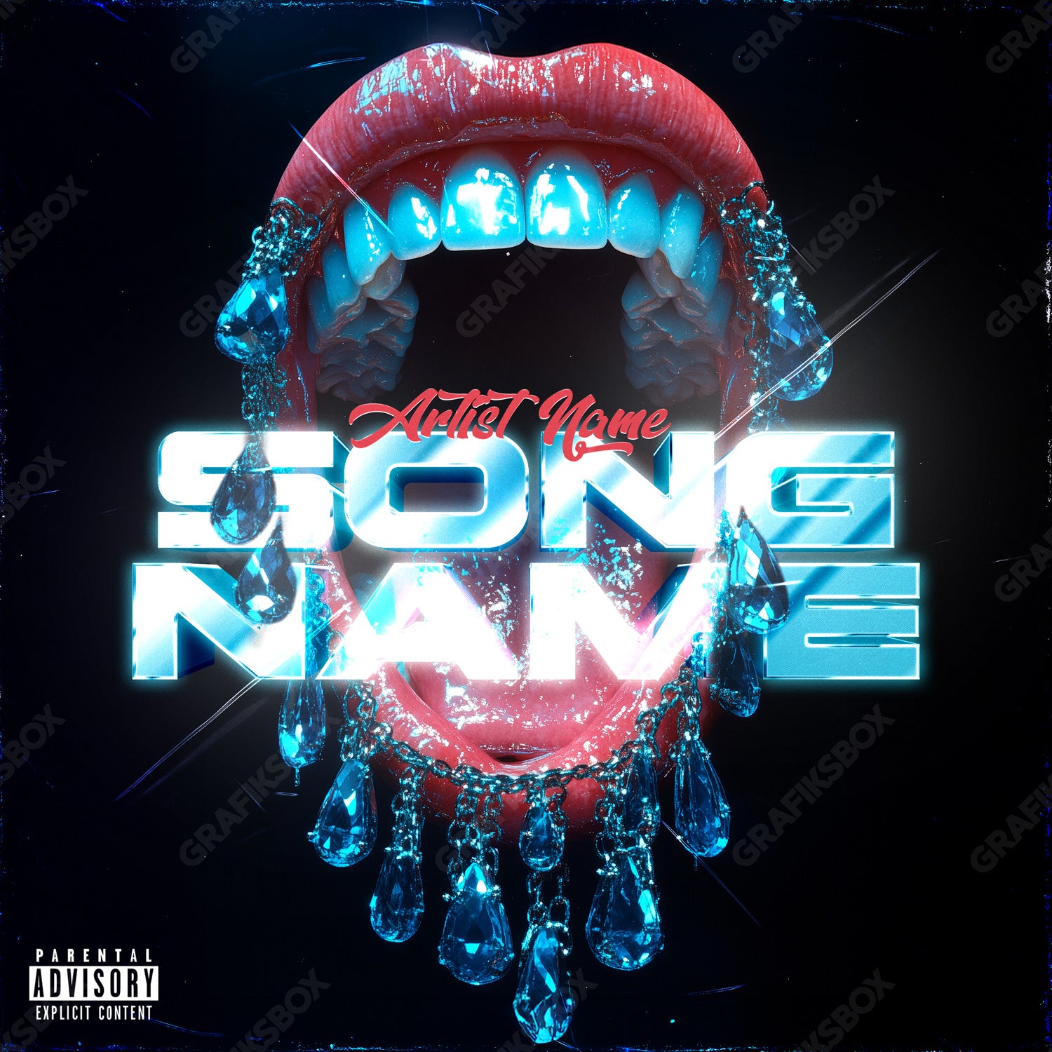 Diamond Talk Cover Art - Grafiksbox Premade Covers