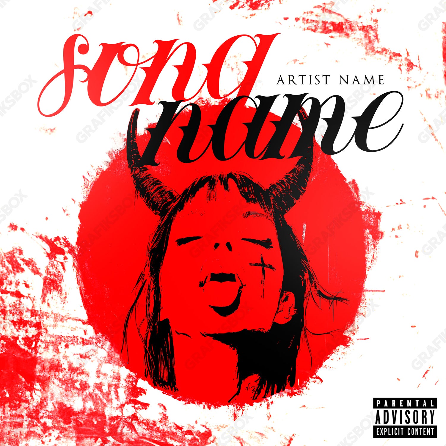 Evil Mode Cover Art - Grafiksbox Premade Covers