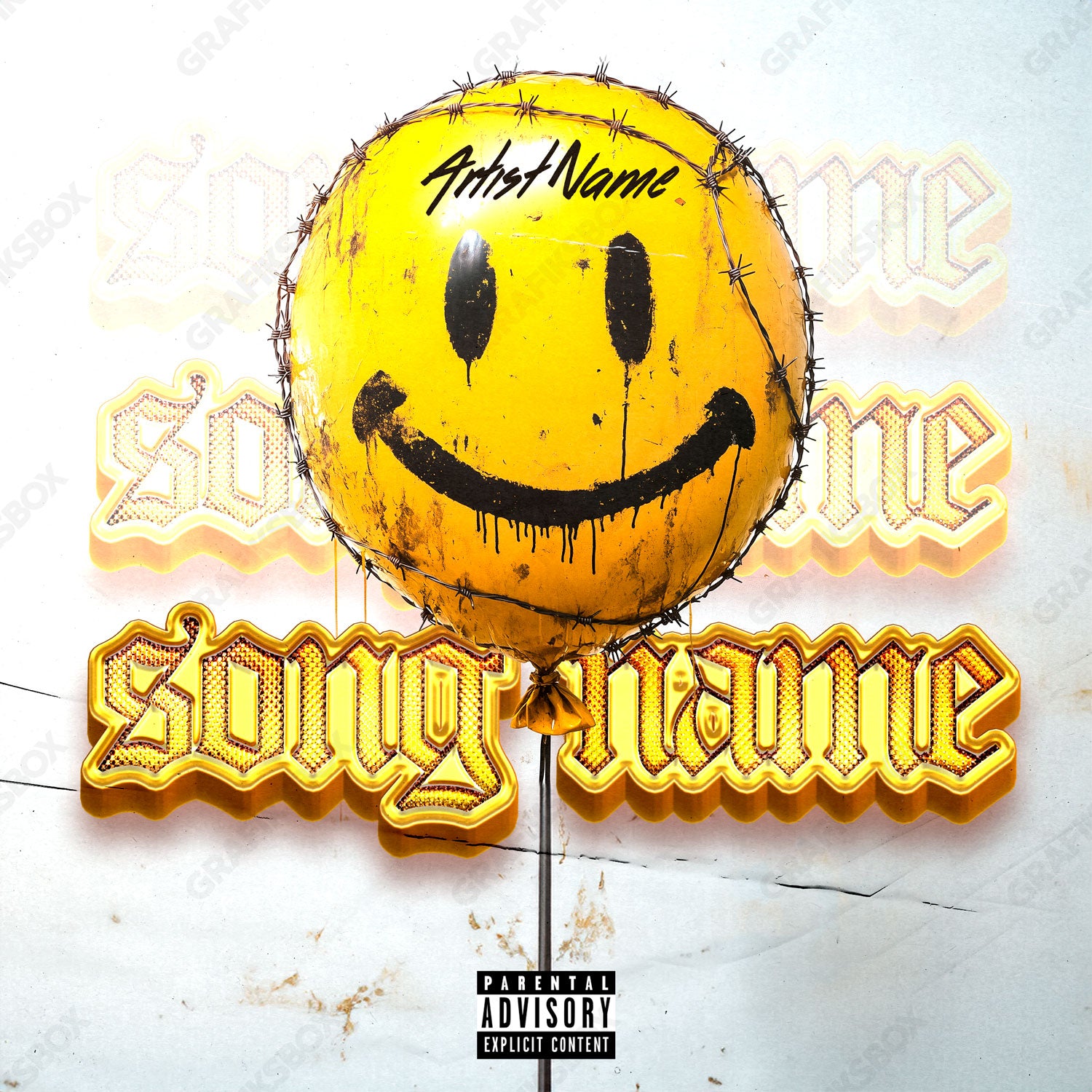 Fake Happy Cover Art - Grafiksbox Premade Covers