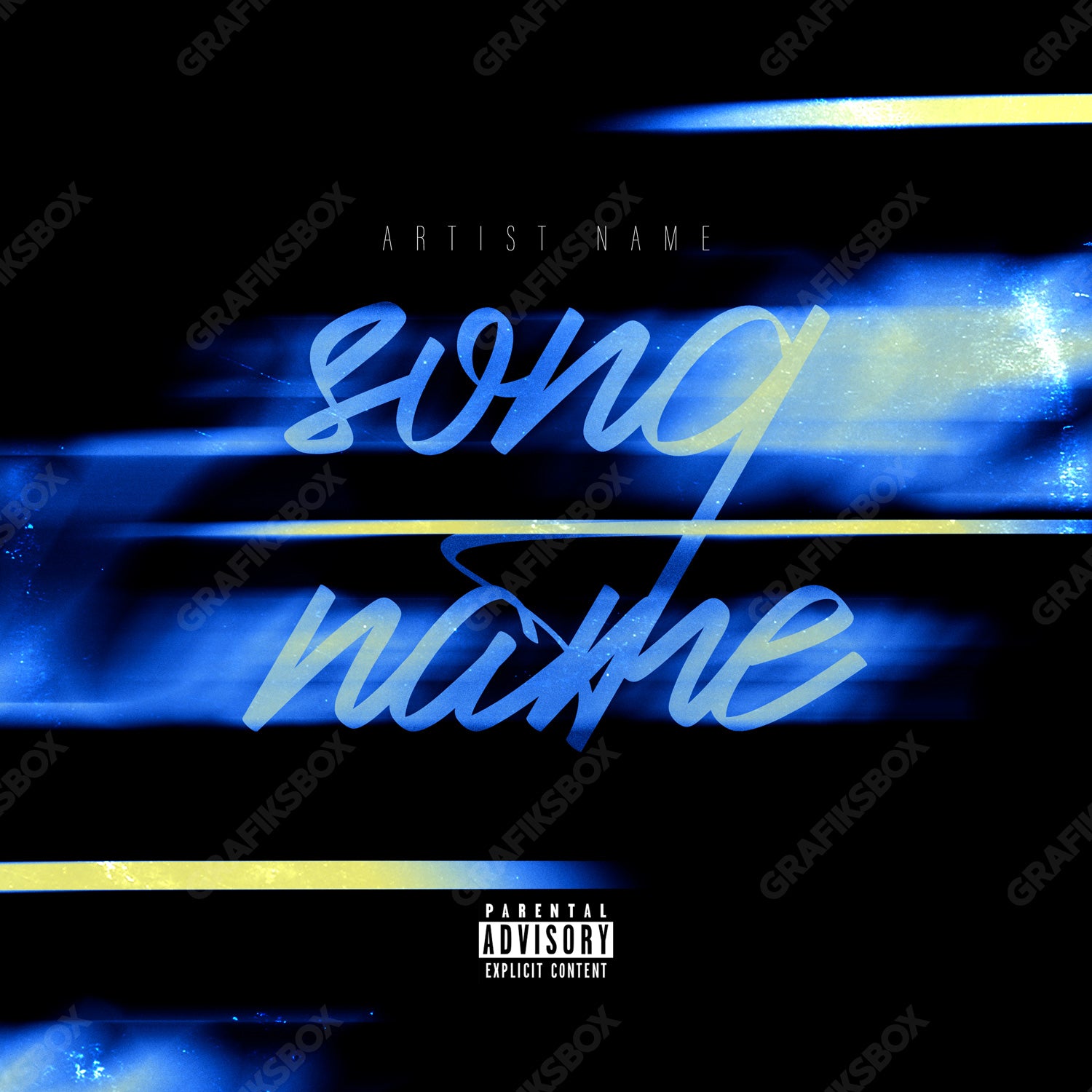 Fast Blue Cover Art - Grafiksbox Premade Covers