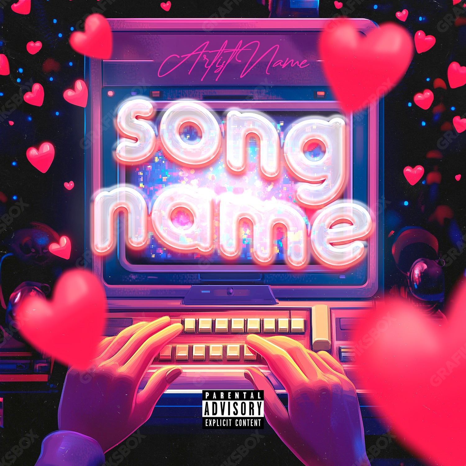 Flirty Game Cover Art - Grafiksbox Premade Covers