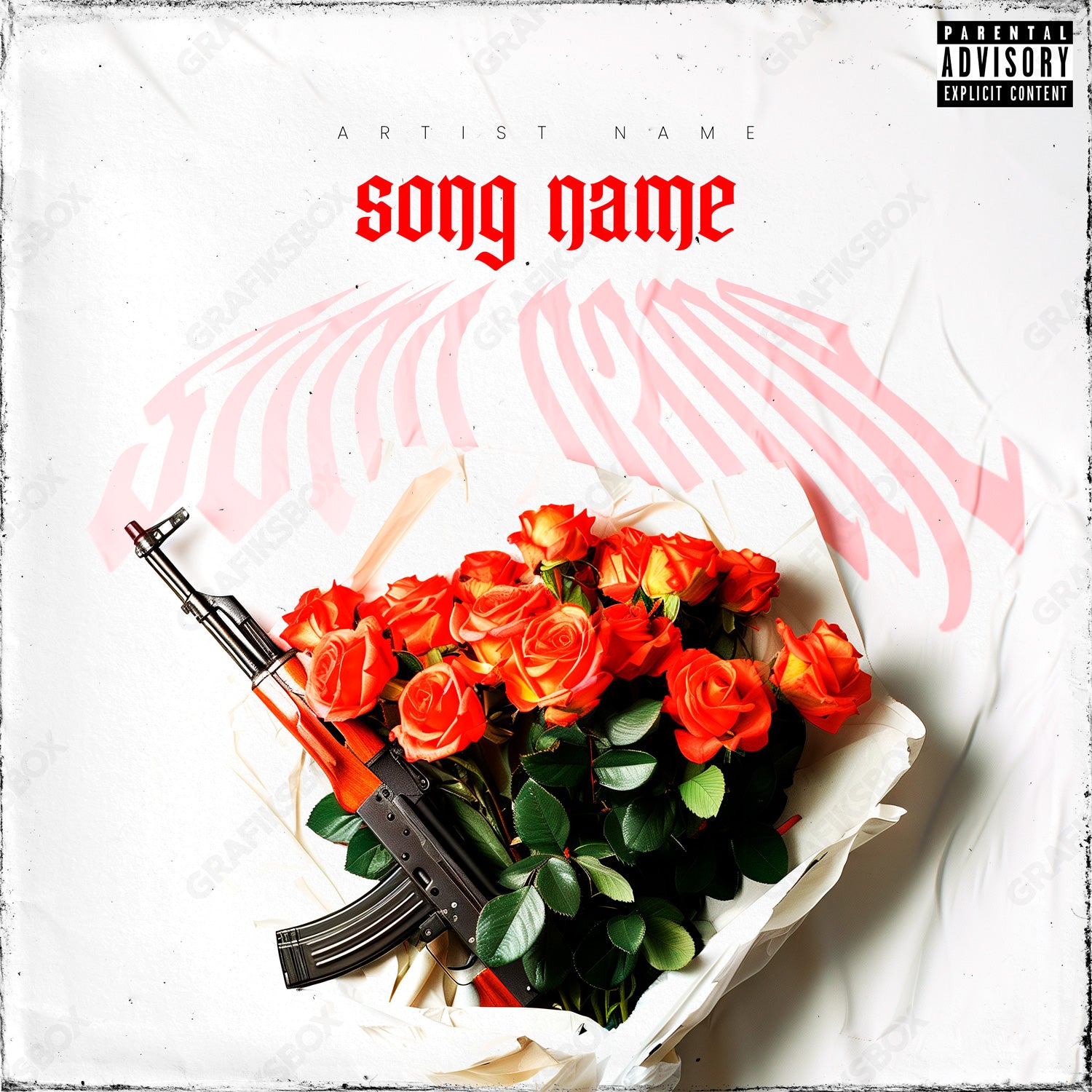 Floral Shot Cover Art - Grafiksbox Premade Covers
