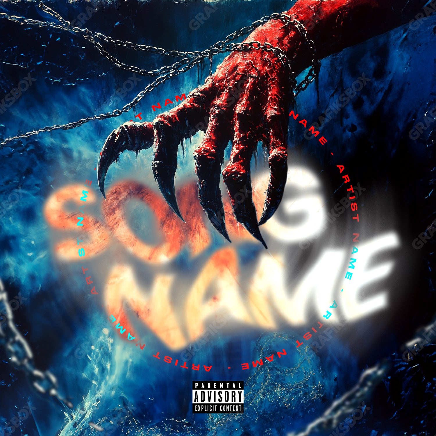 Grouser Cover Art - Grafiksbox Premade Covers