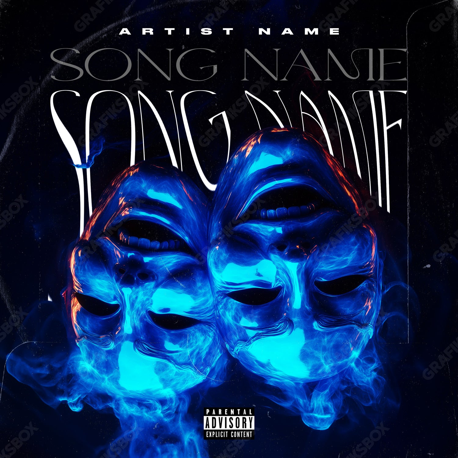 Masks Party Cover Art - Grafiksbox Premade Covers