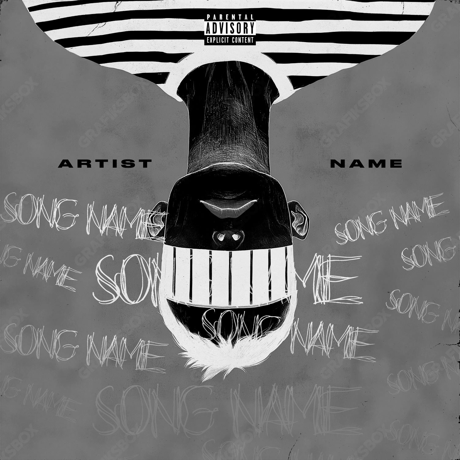 Mental Prison Cover Art - Grafiksbox Premade Covers