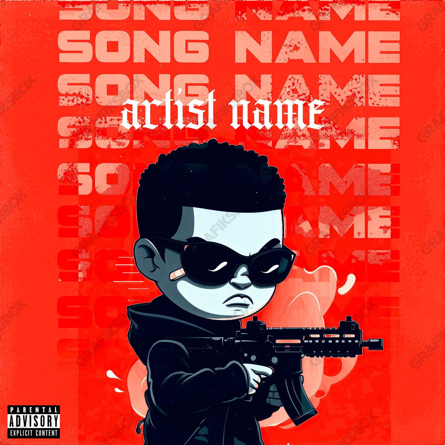 Mini Soldier Cover Art - Grafiksbox Premade Covers