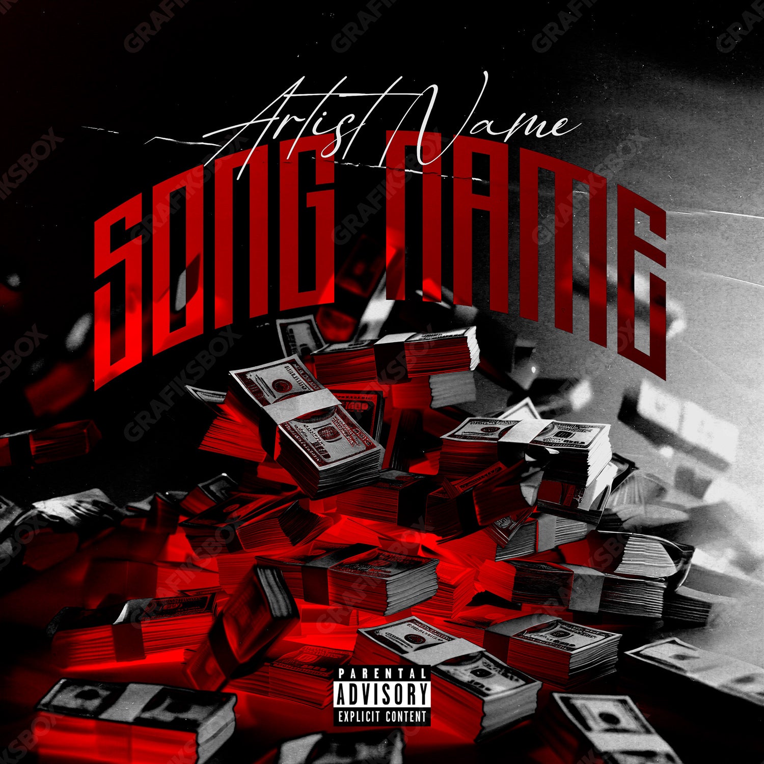 Money Mountain Cover Art - Grafiksbox Premade Covers