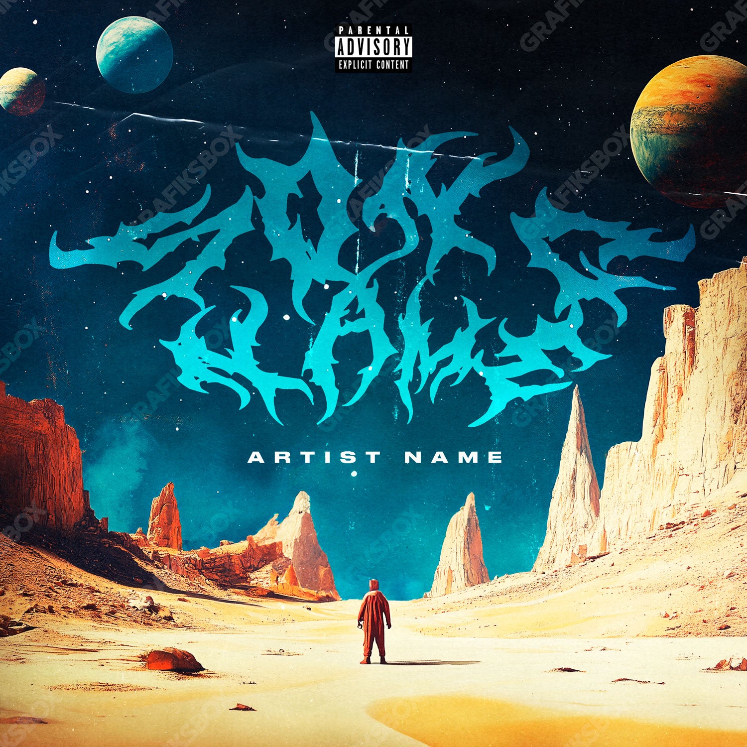 More Planets Cover Art - Grafiksbox Premade Covers