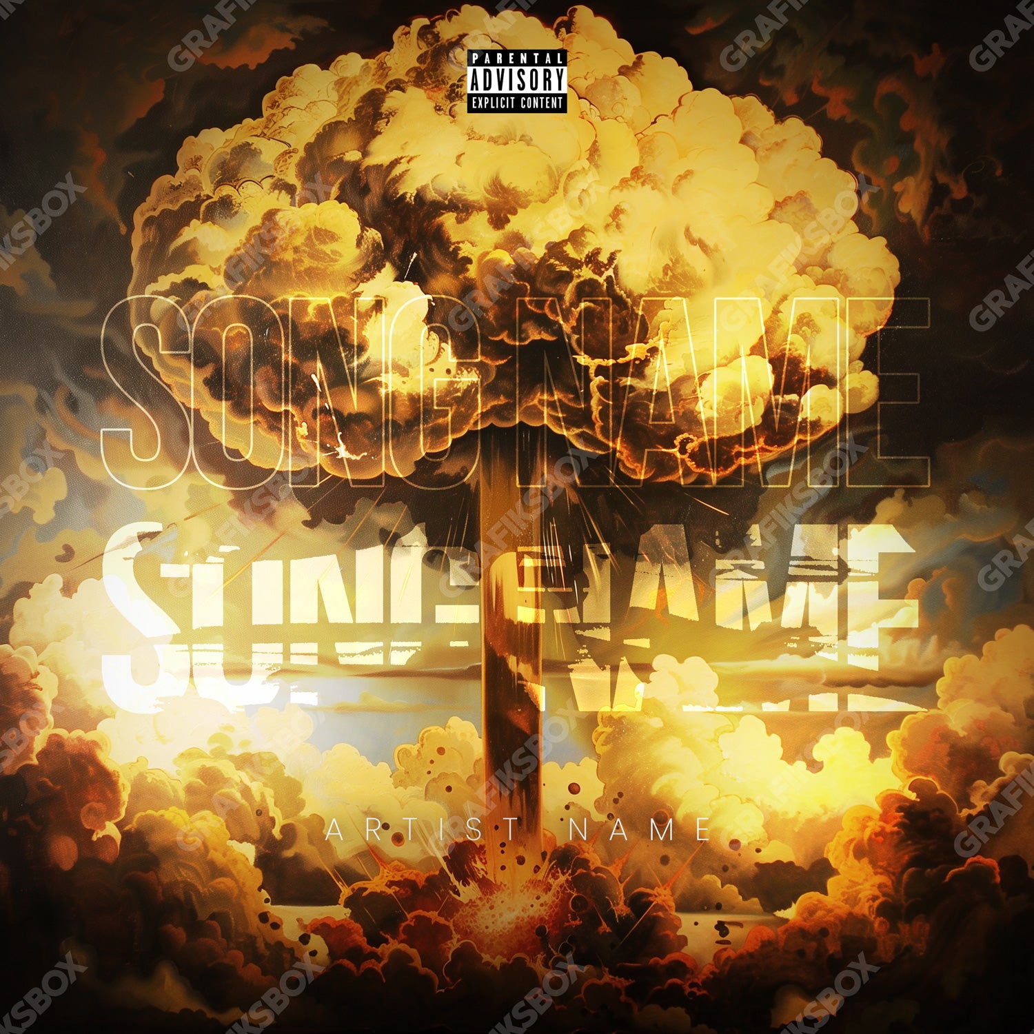 Nuclear Cover Art - Grafiksbox Premade Covers