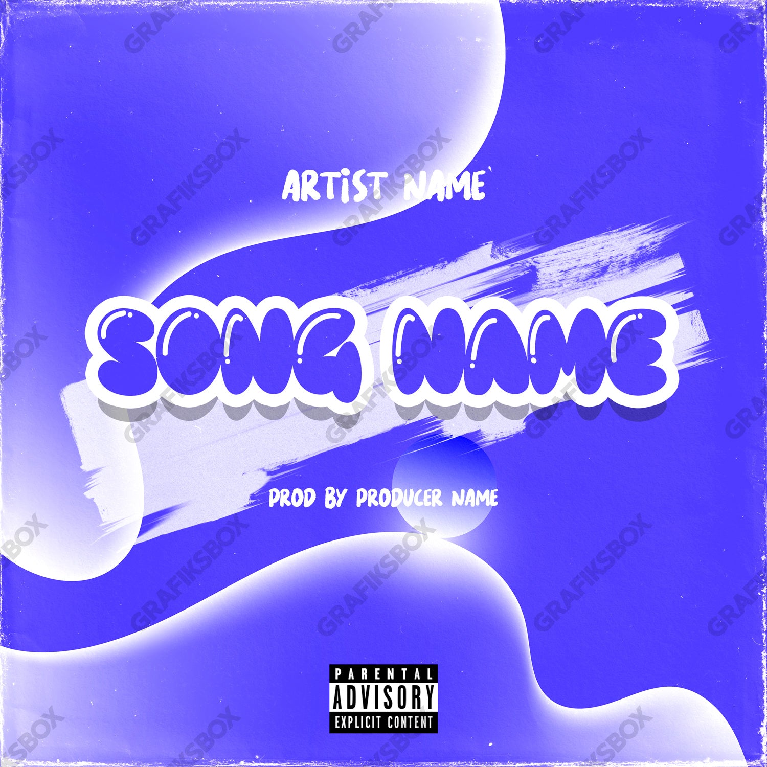 Pop Purple Cover Art - Grafiksbox Premade Covers