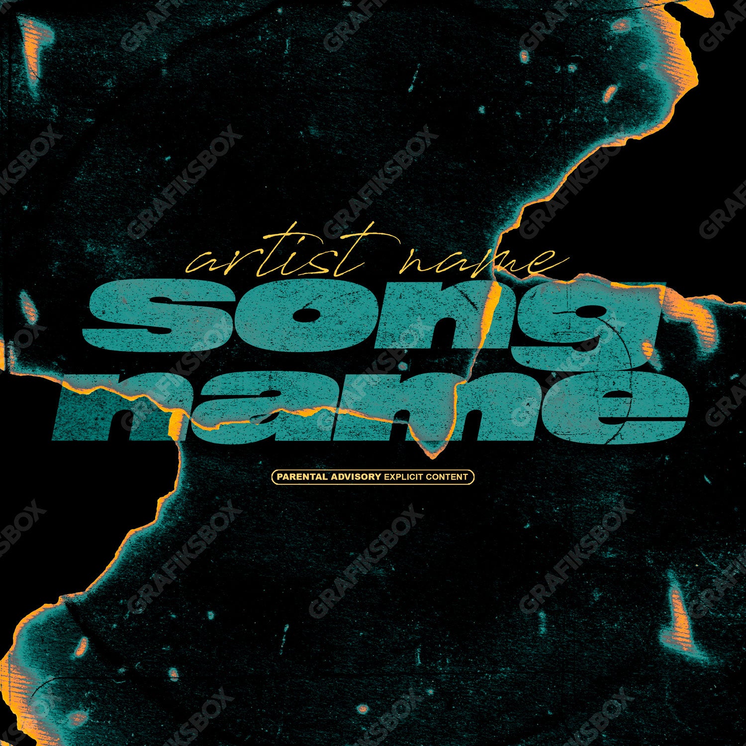 Resist Cover Art - Grafiksbox Premade Covers