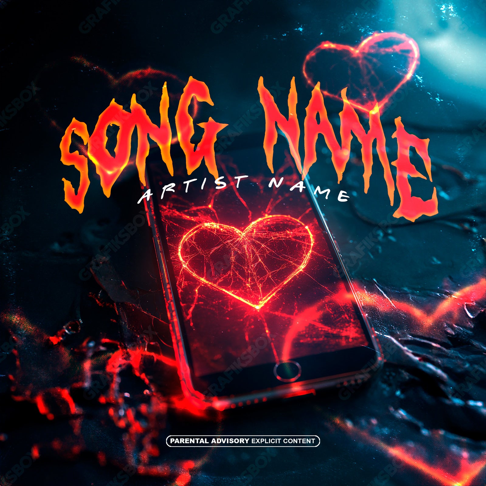 Restricted Cover Art - Grafiksbox Premade Covers