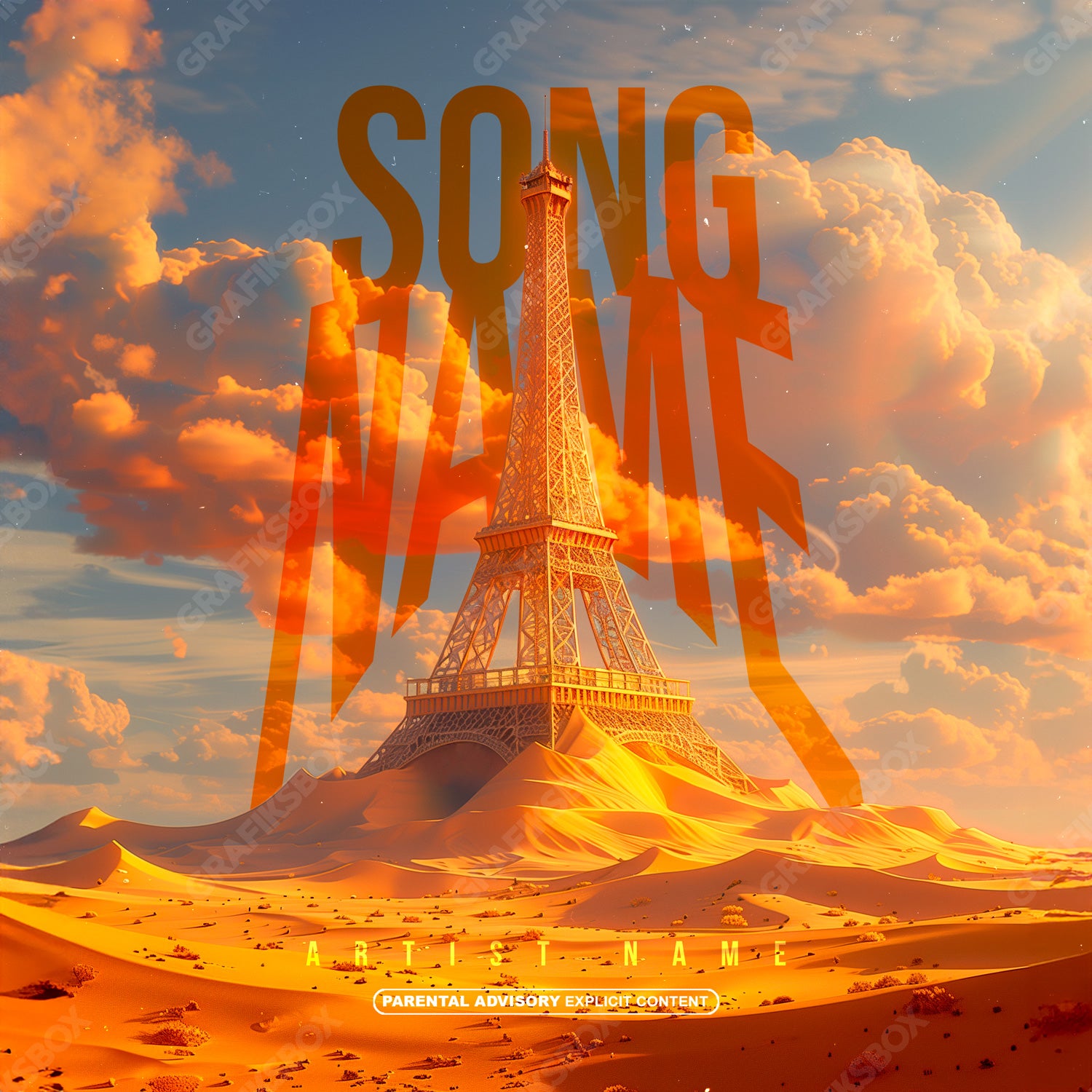 Sandy Cover Art Grafiksbox Premade Covers
