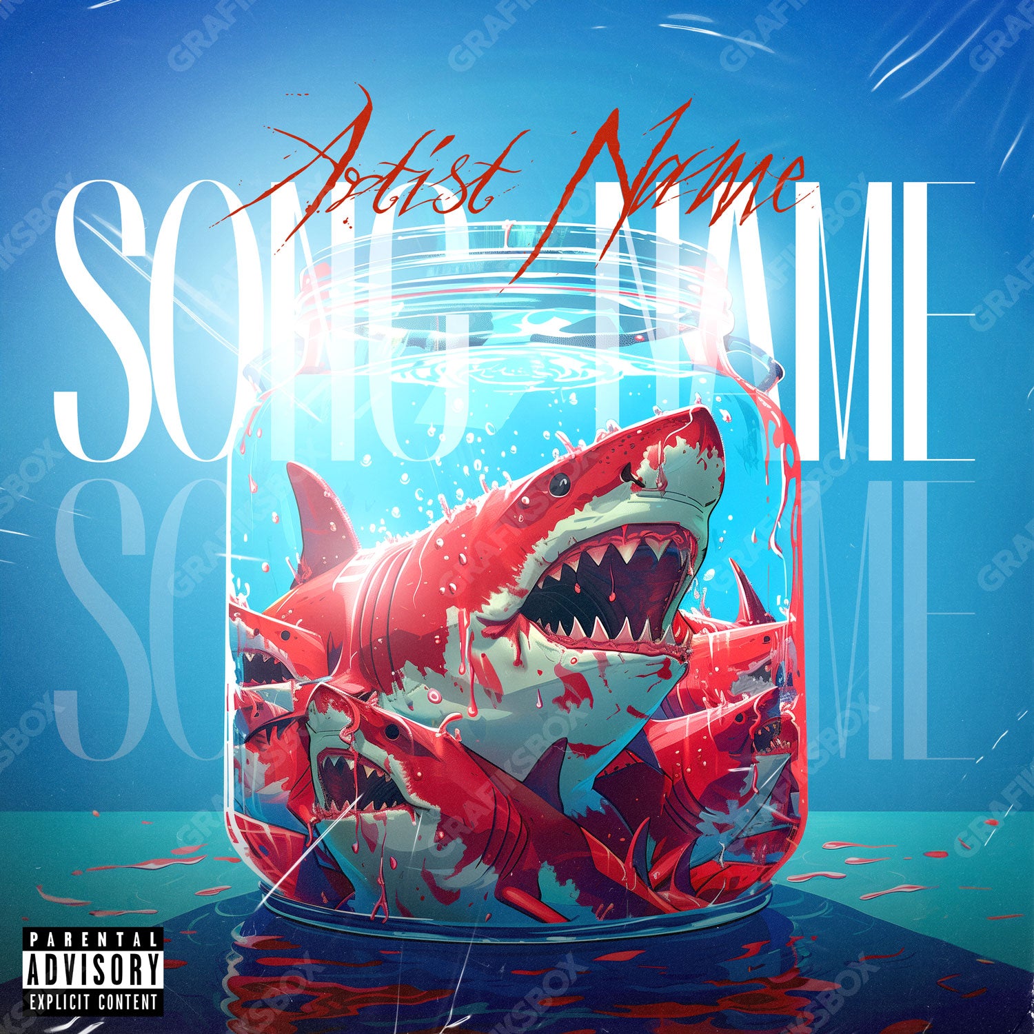 Shark Tank Cover Art - Grafiksbox Premade Covers