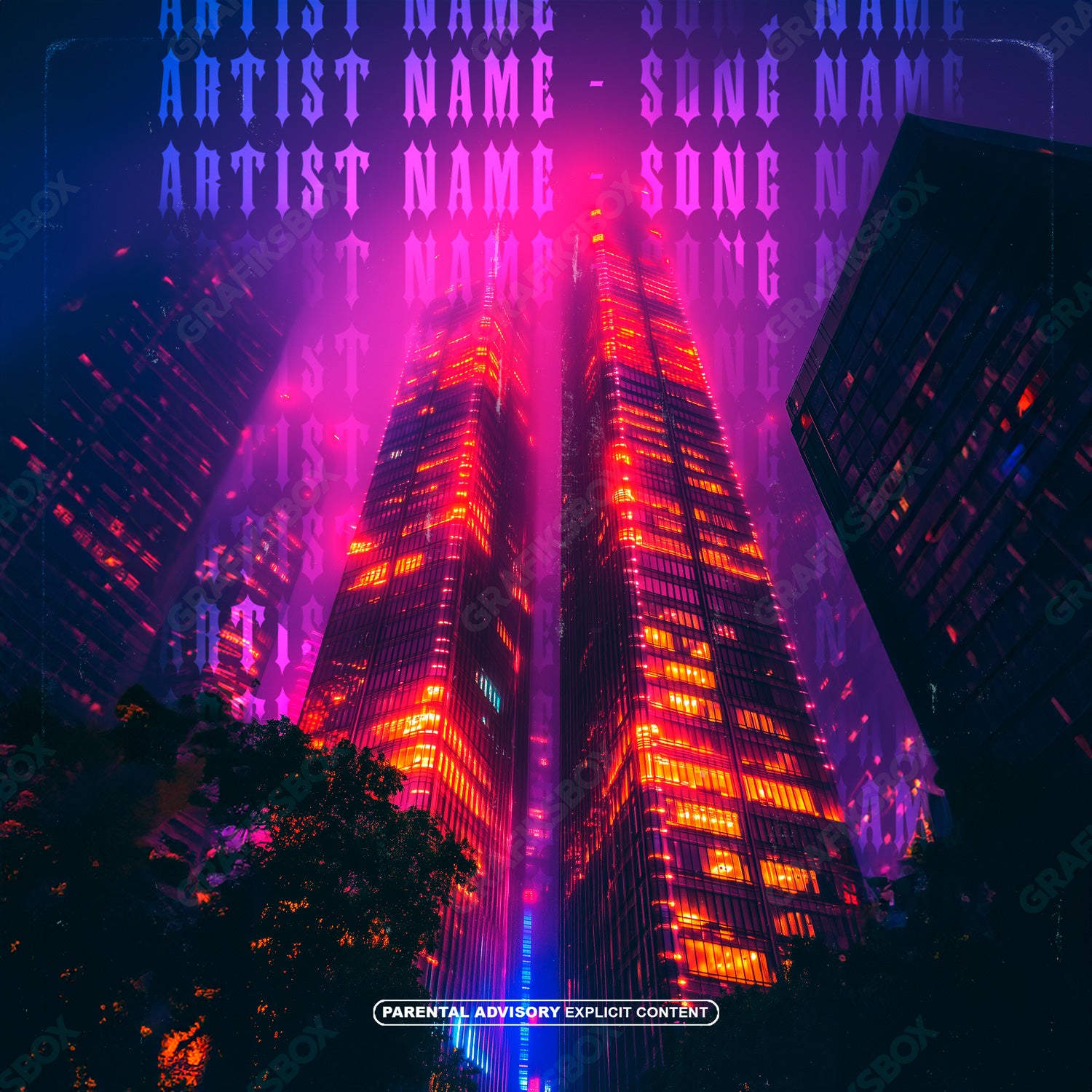 Skyscraper Cover Art - Grafiksbox Premade Covers
