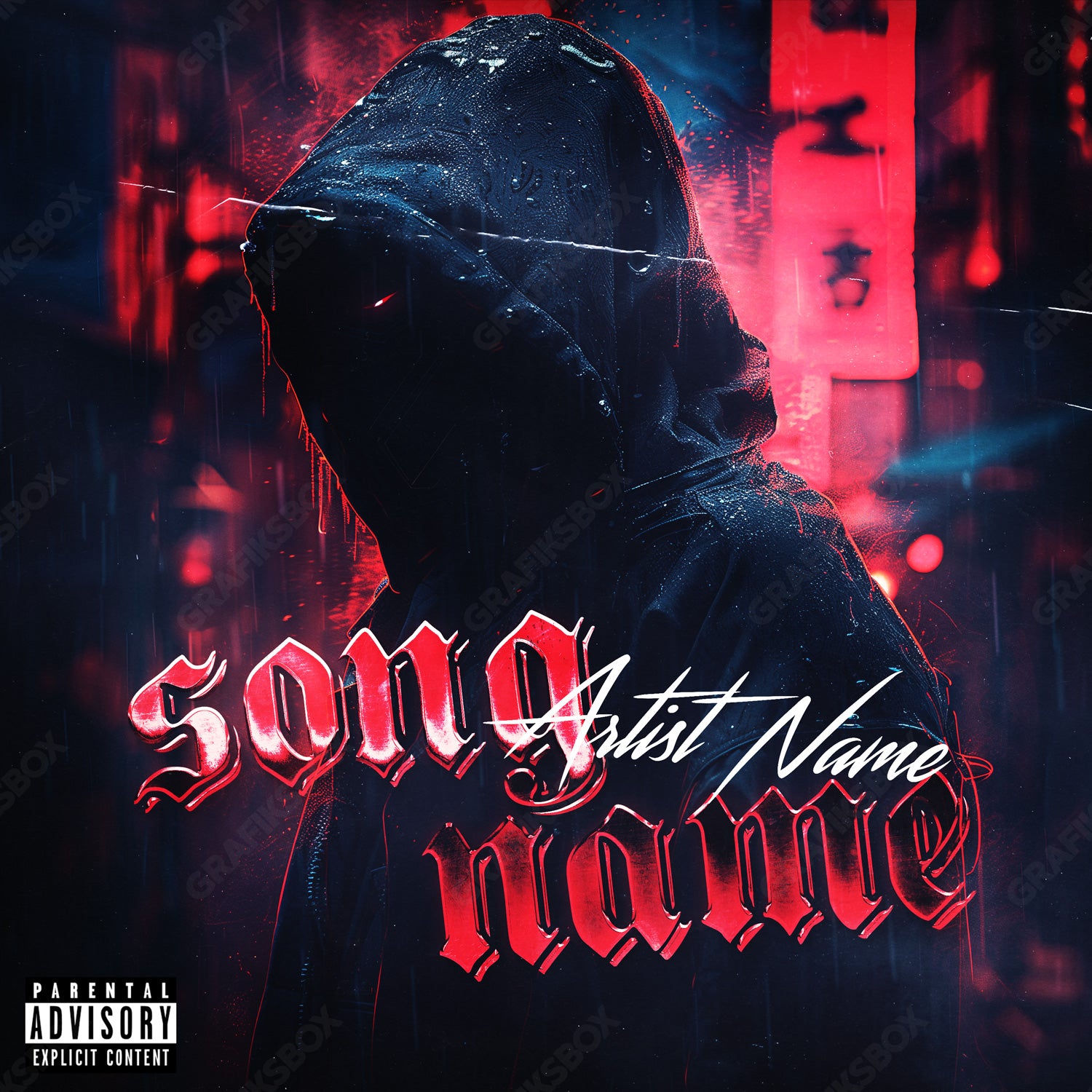 Under Rain Cover Art - Grafiksbox Premade Covers