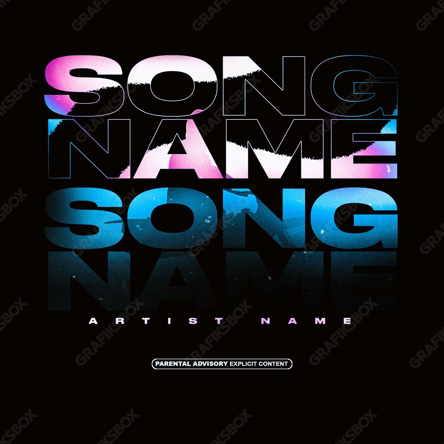 After Party Cover Art - Grafiksbox Premade Covers