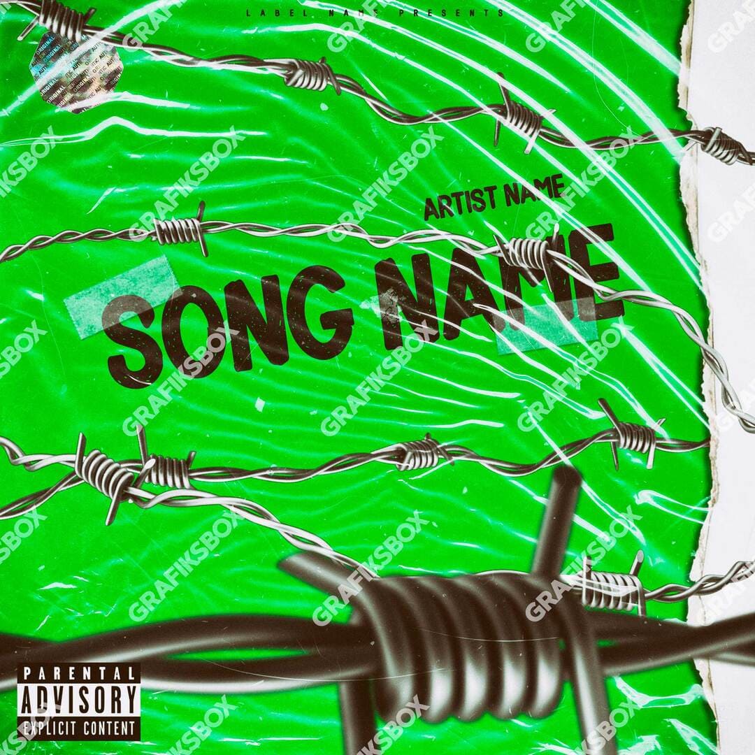 BARBED WIRE Cover Art - Grafiksbox Premade Covers