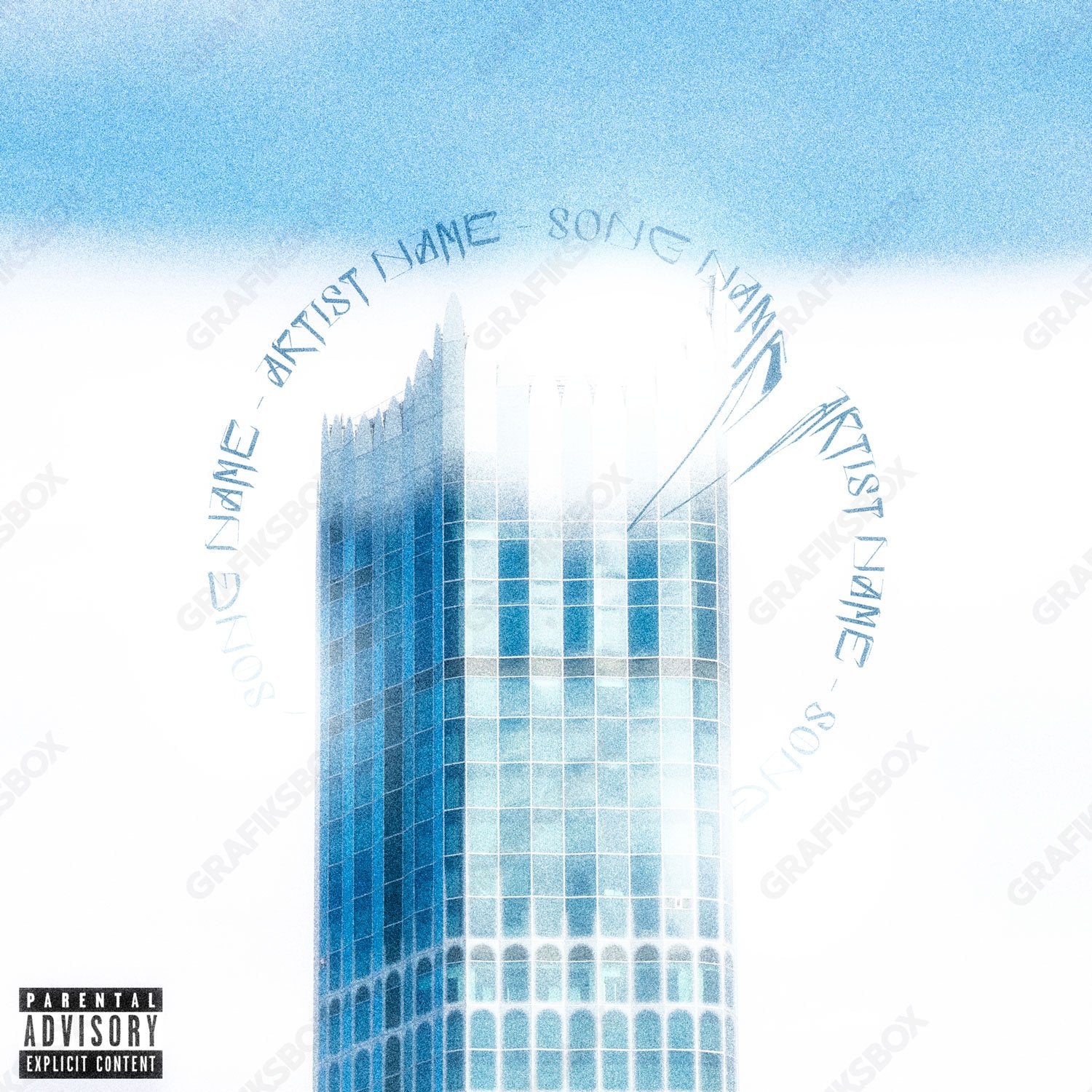 Blue Top Cover Art - Grafiksbox Premade Covers