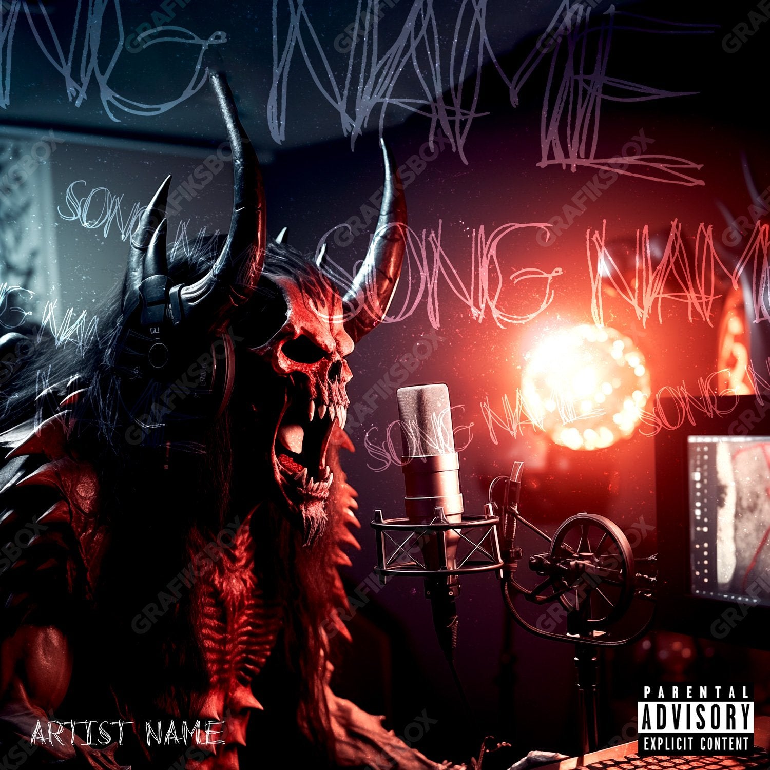 Demon Song Cover Art - Grafiksbox Premade Covers