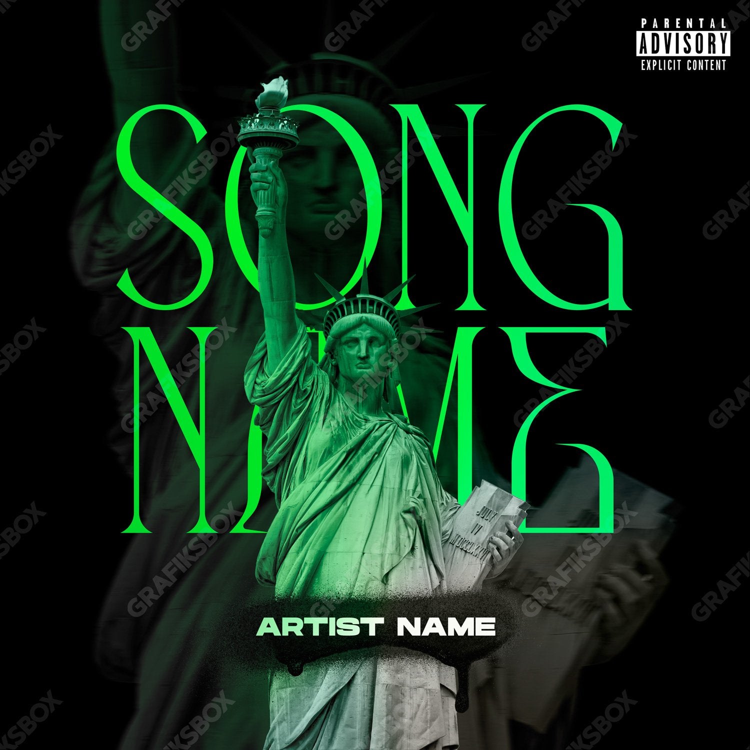 Free Freedom Cover Art - Grafiksbox Premade Covers