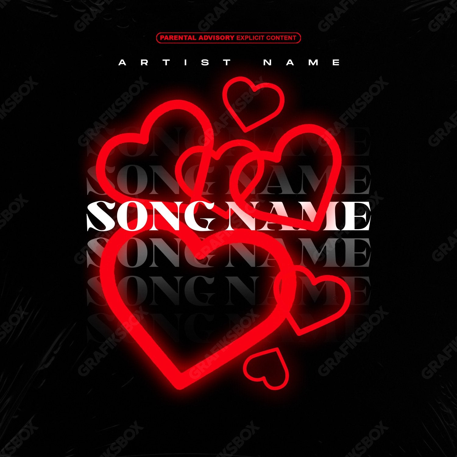 Heart Zone Cover Art - Grafiksbox Premade Covers