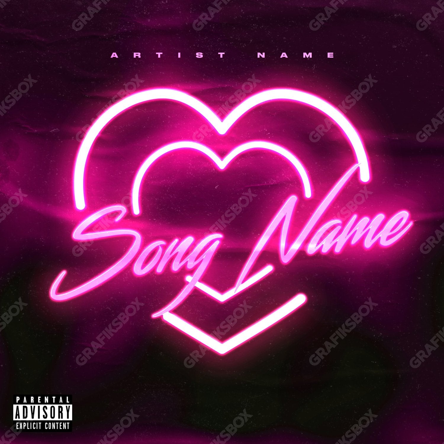 Heartbreak Cover Art - Grafiksbox Premade Covers