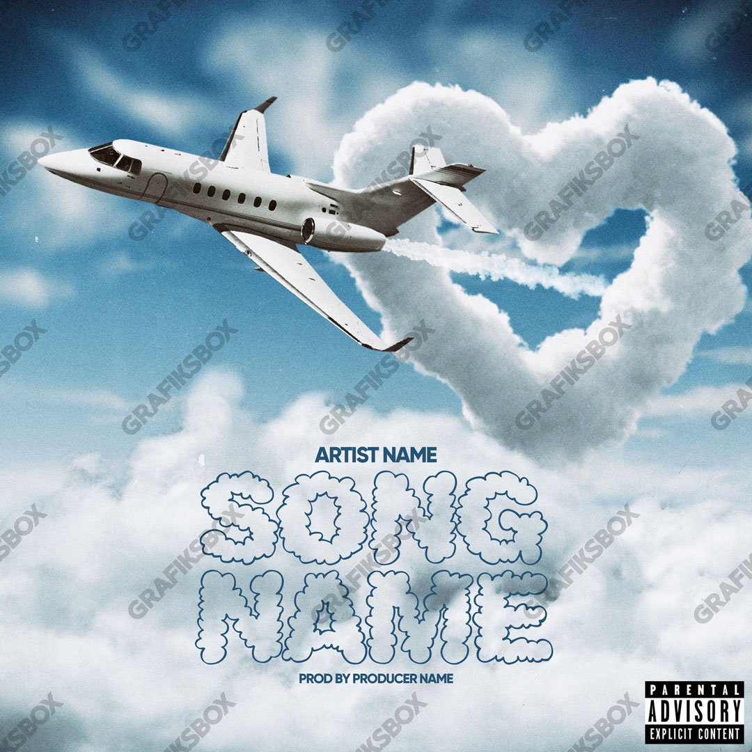 LOVE PLANE Cover Art - Grafiksbox Premade Covers