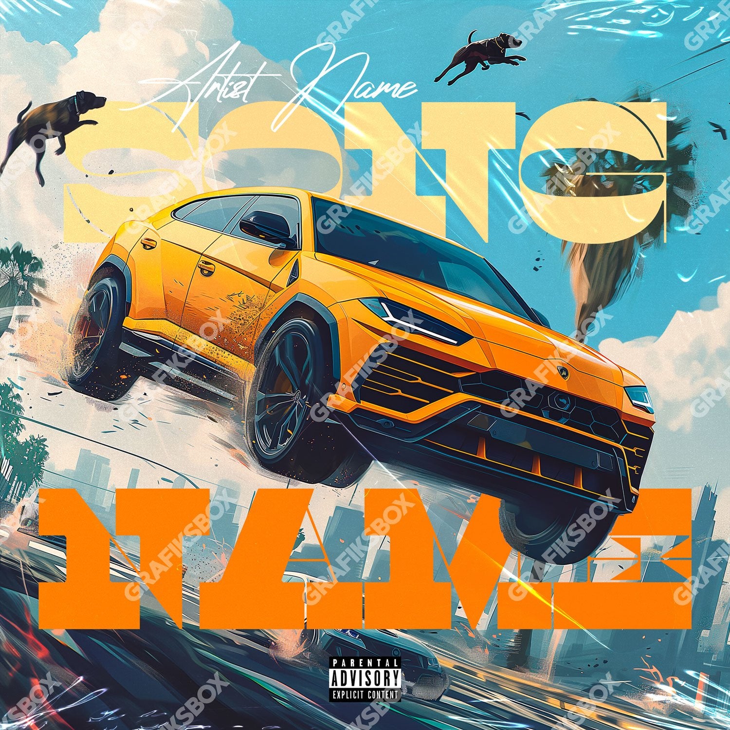 Miami Urus Cover Art - Grafiksbox Premade Covers