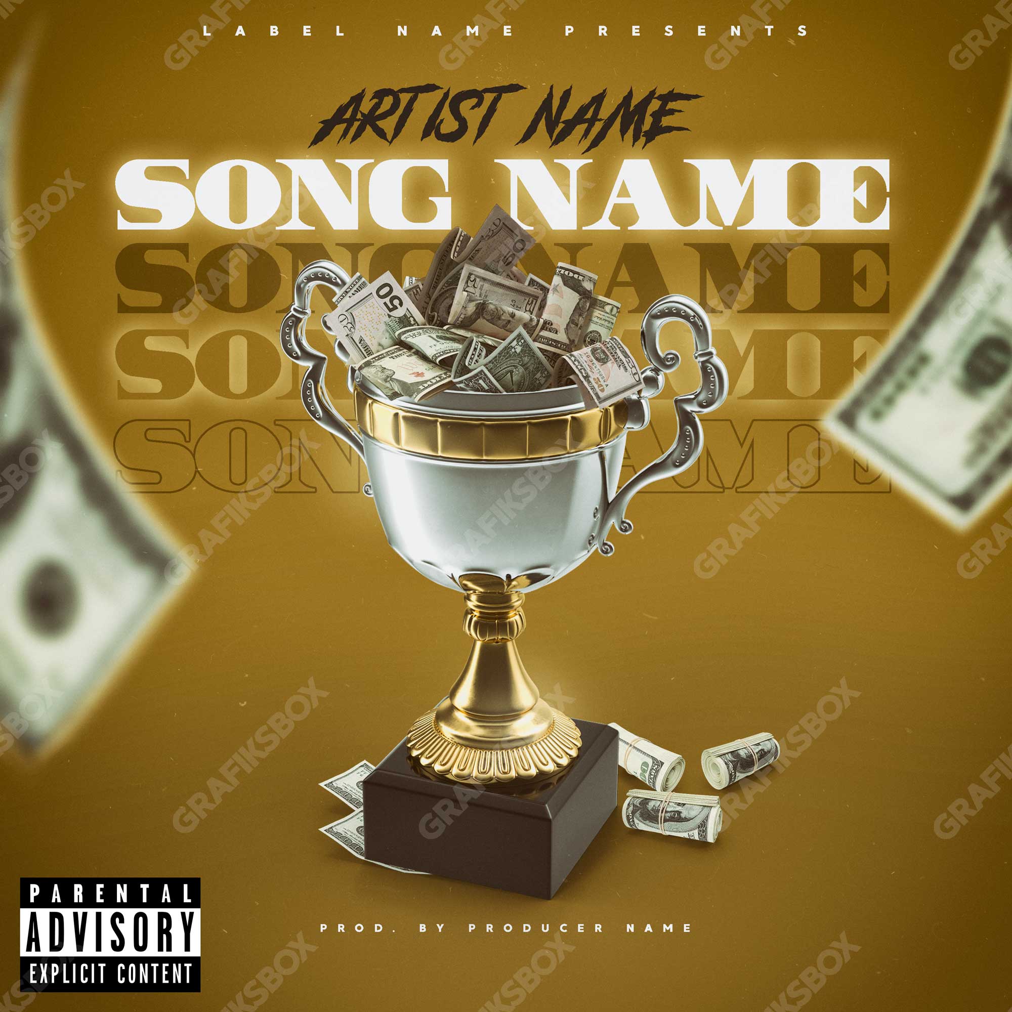 MONEY AWARD Cover Art - Grafiksbox Premade Covers