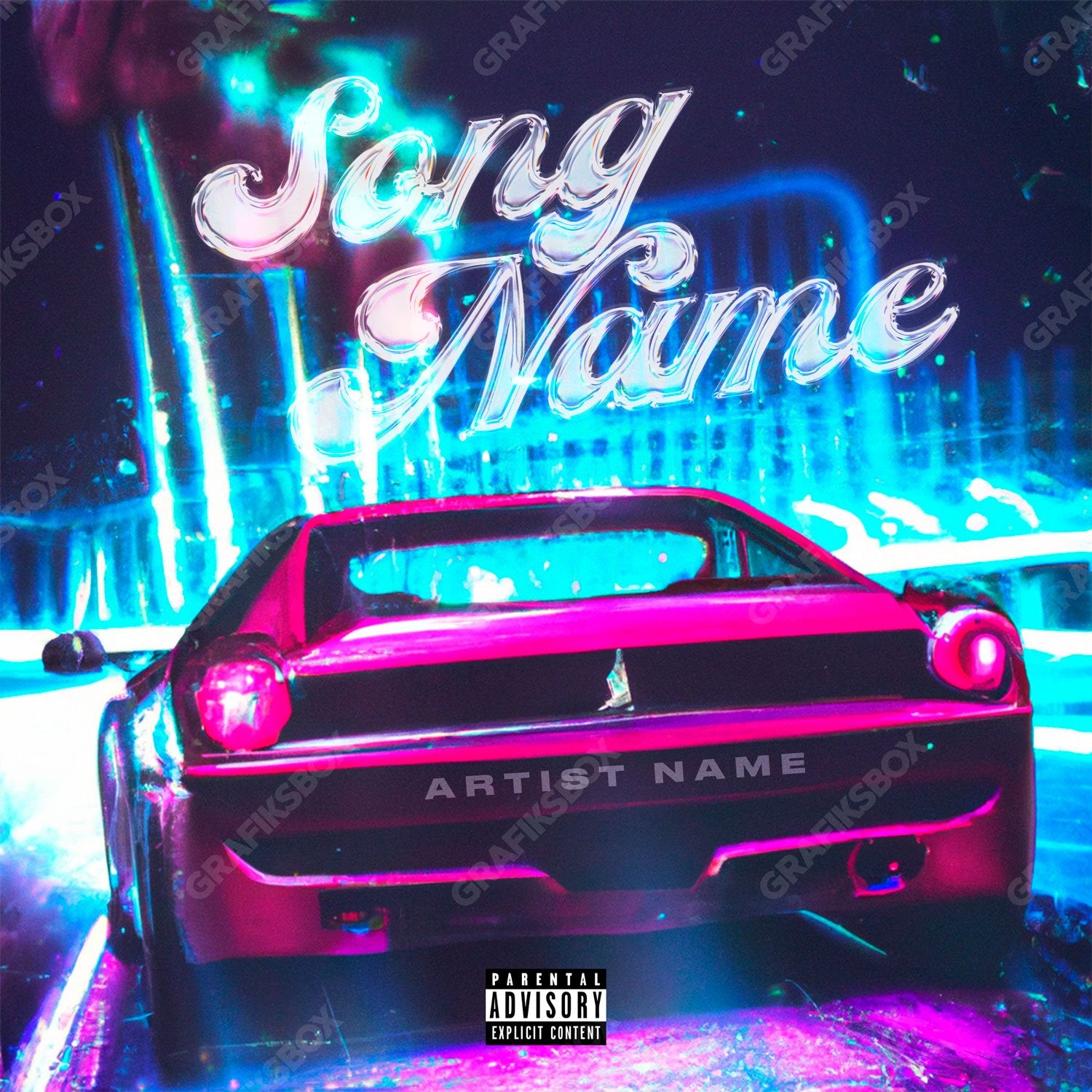 Neo Car Cover Art - Grafiksbox Premade Covers