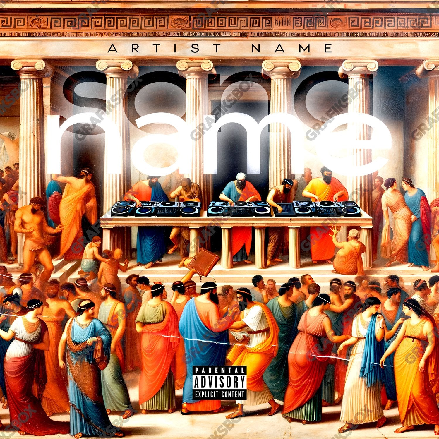 Palace Party Cover Art - Grafiksbox Premade Covers