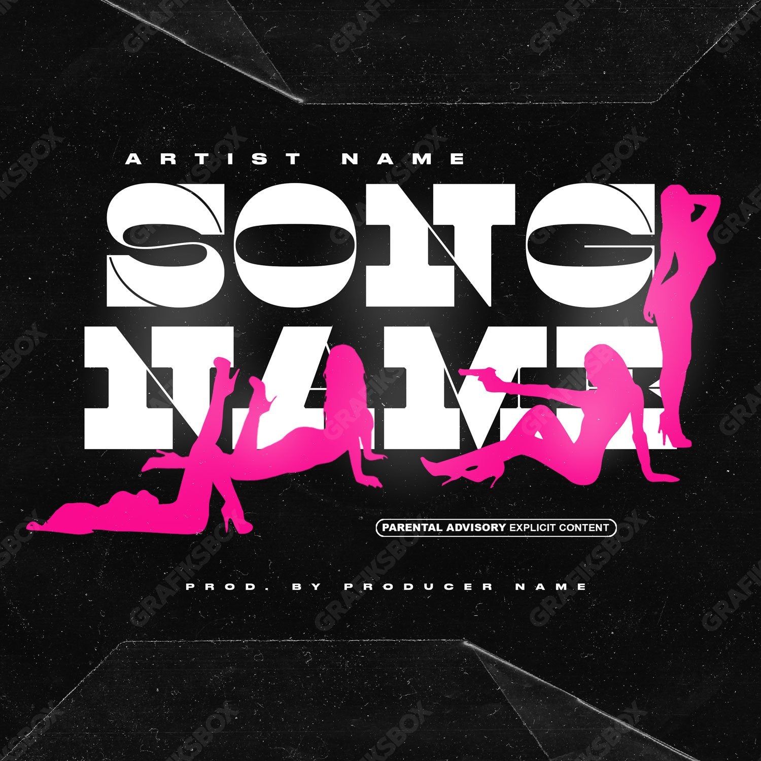 Pink Club Cover Art - Grafiksbox Premade Covers