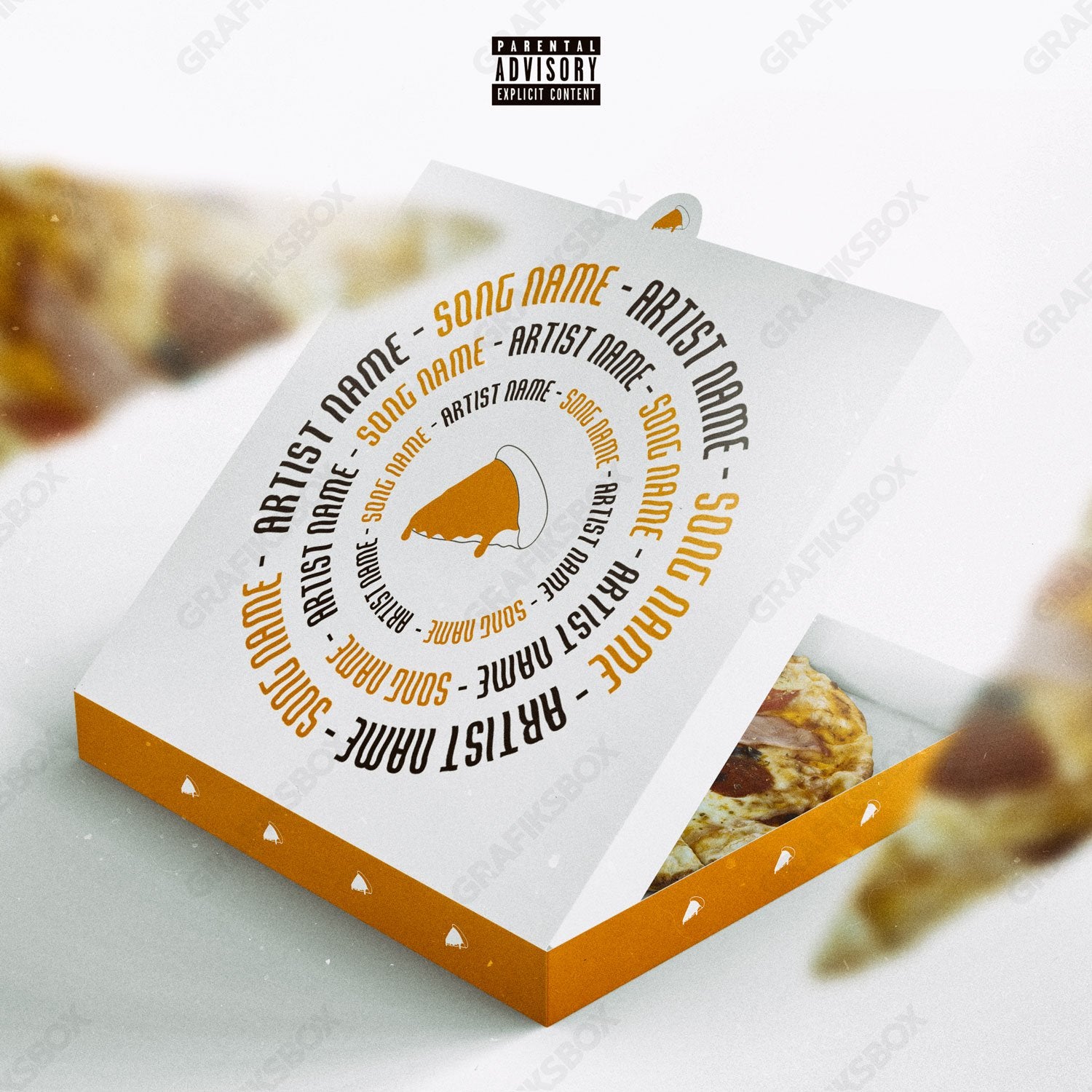 Pizza Cover Art - Grafiksbox Premade Covers