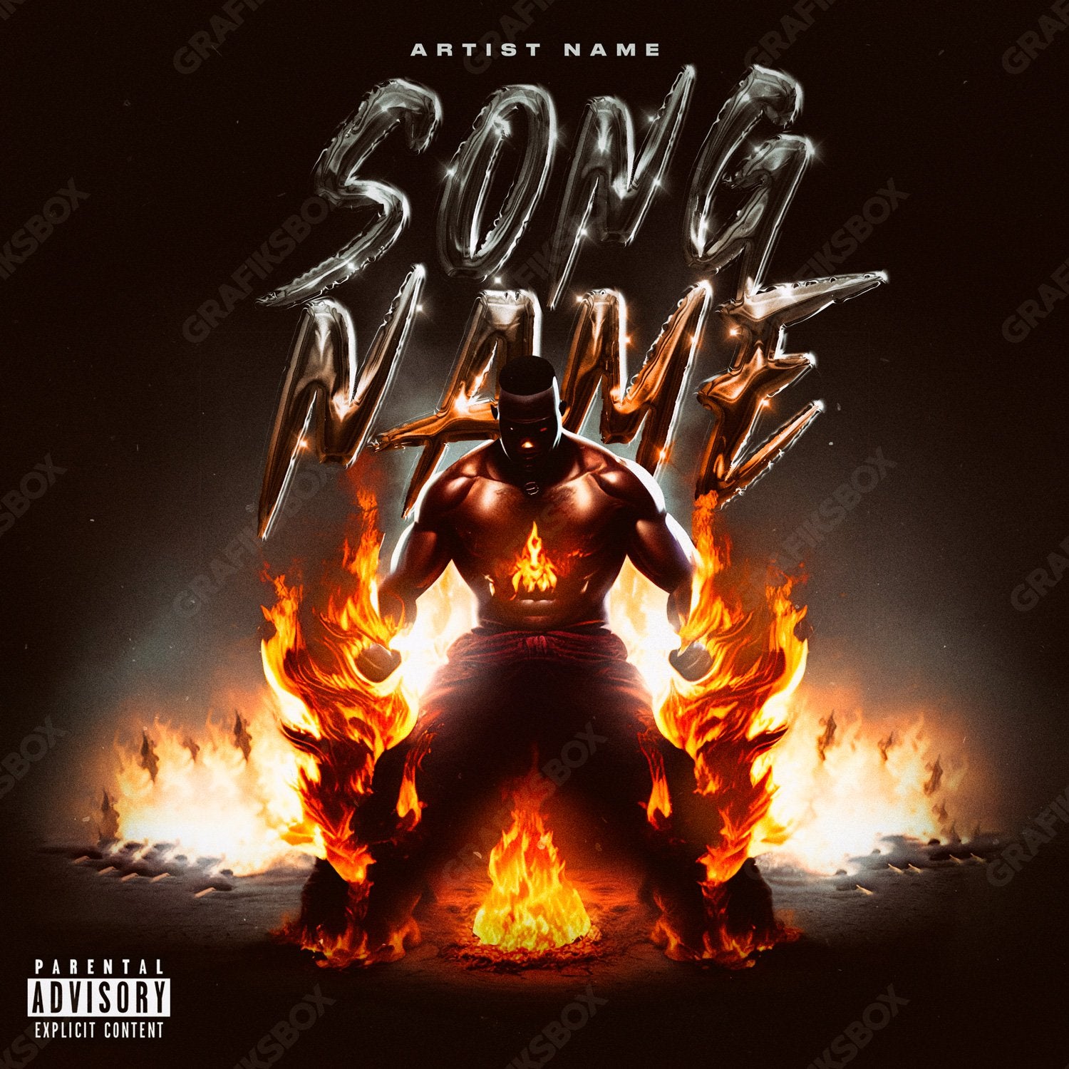 Real Power Cover Art - Grafiksbox Premade Covers