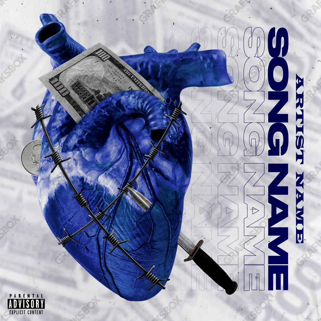 Struggle Heart Cover Art - Grafiksbox Premade Covers