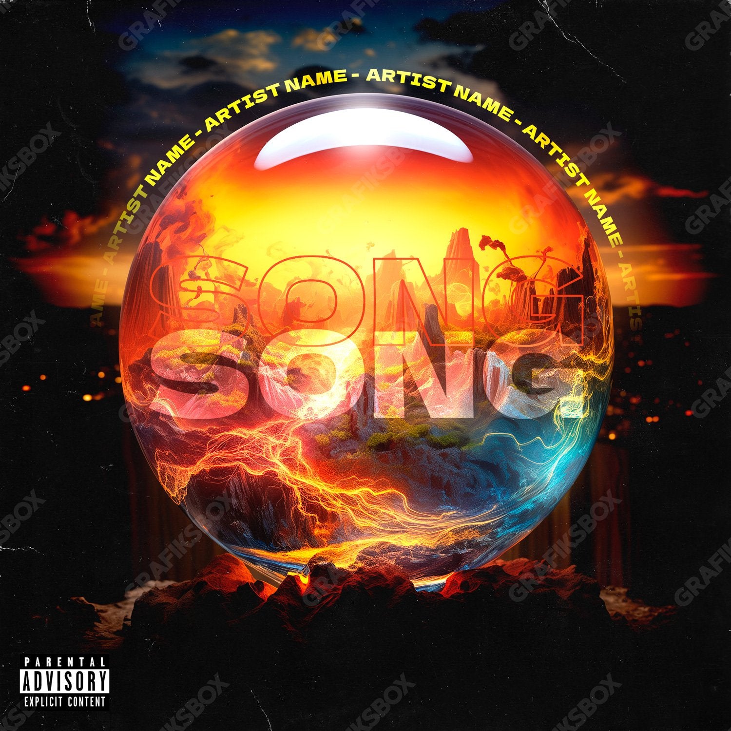 The Ball Cover Art - Grafiksbox Premade Covers